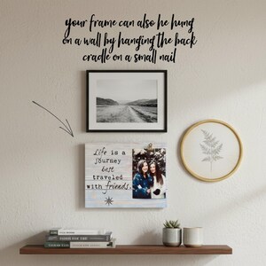 Life is a Journey Personalized Picture Frame | Birthday Gift Photo ...
