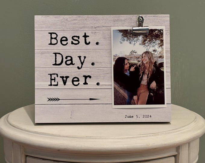 Create Your Own Personalized Picture Frame 4x6 Engraved Custom Wood ...