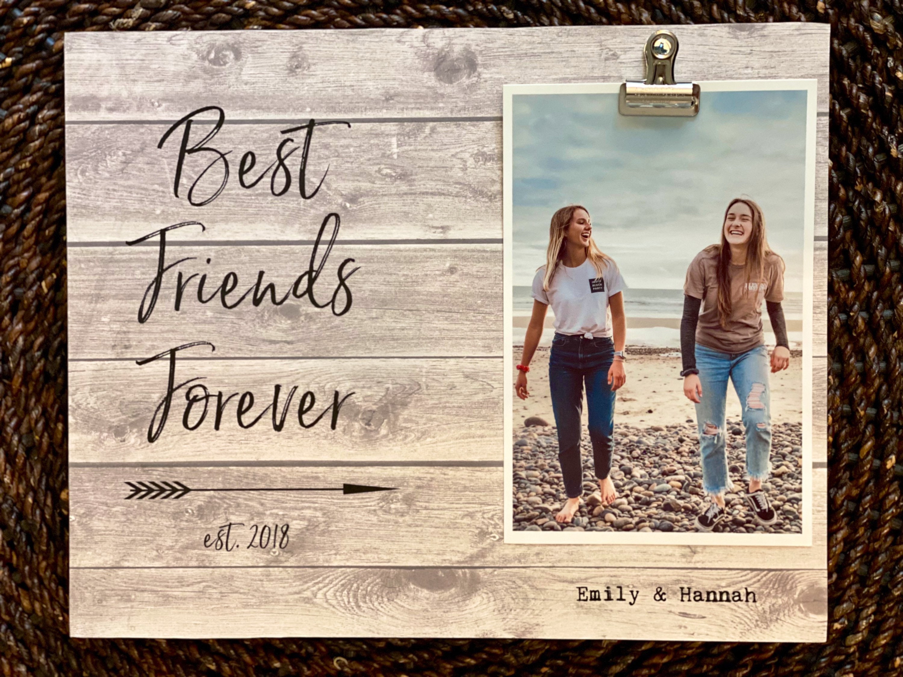Best Friend Gift Frame | Custom/personalized Picture Frame for Friend ...