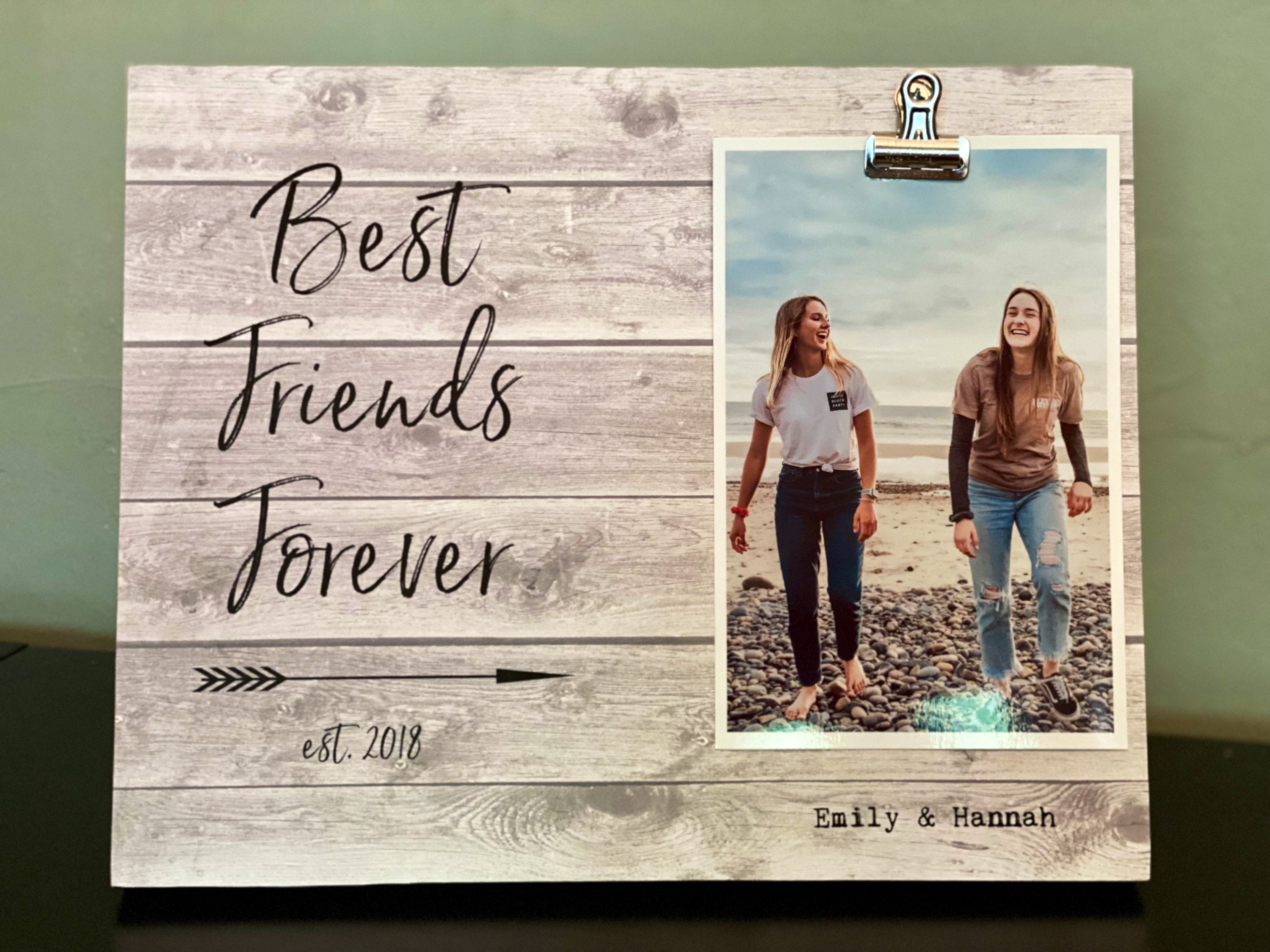 Best Friend Gift Frame | Custom/personalized Picture Frame for Friend ...