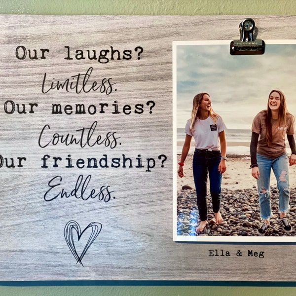 Best Friend Frame - Etsy