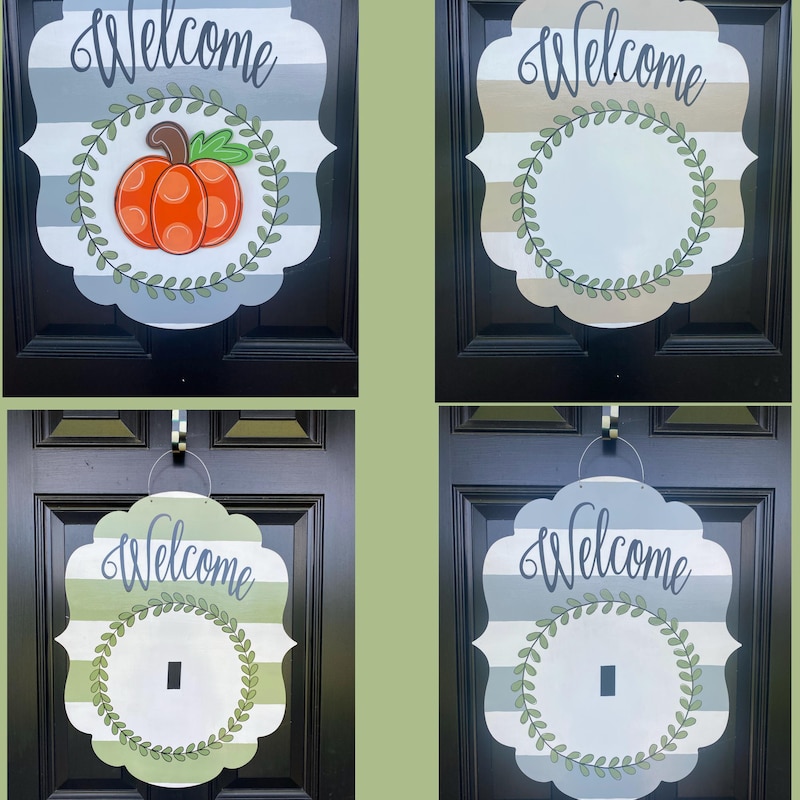 Seasonal Door Hanger - Etsy