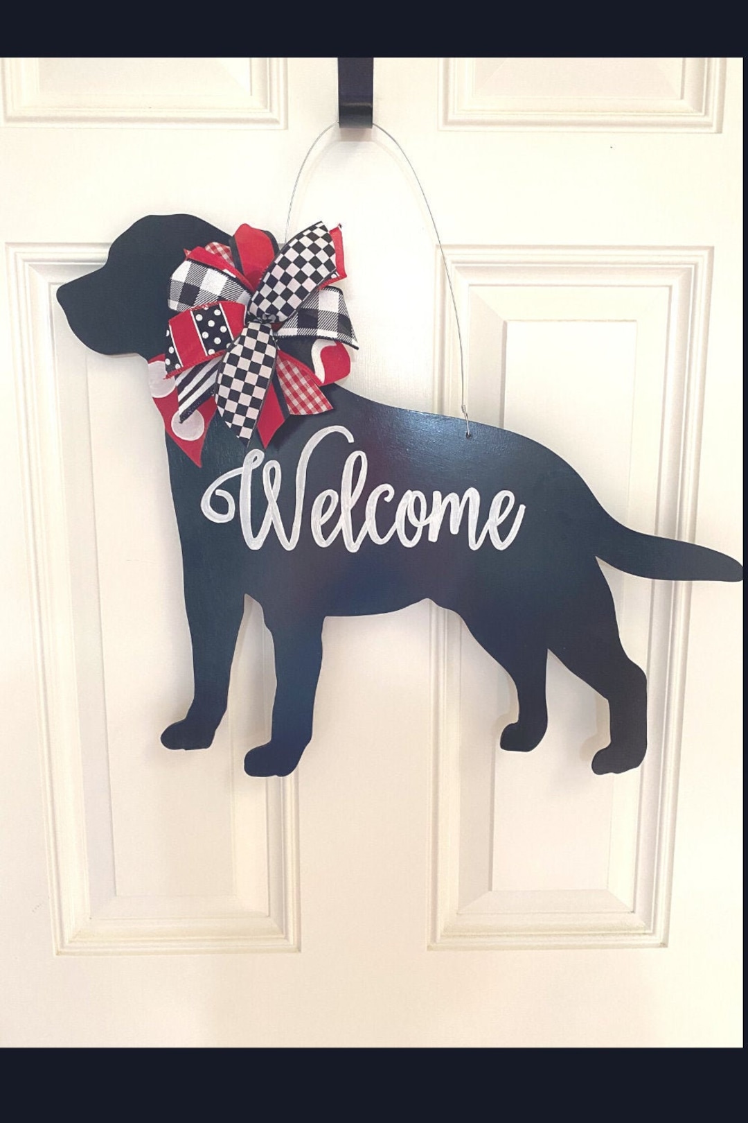 LABRADOR RETRIEVER Door Hanger, Dog Door Hanger, Lab Door Hanger ...
