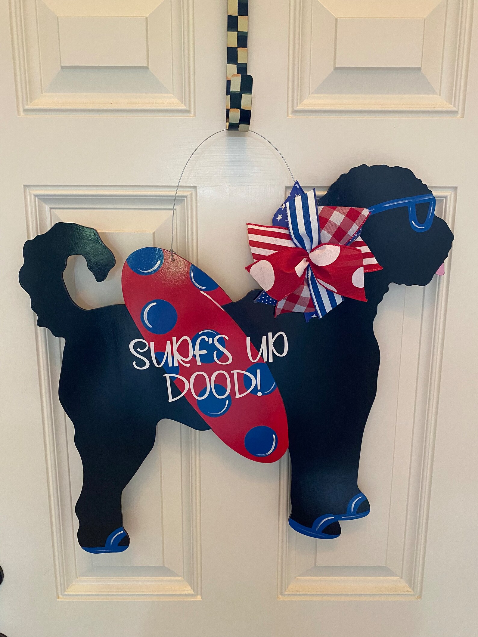 LABRADOODLE GOLDENDOODLE Door Hanger, Dog Door Hanger, Doodle ...