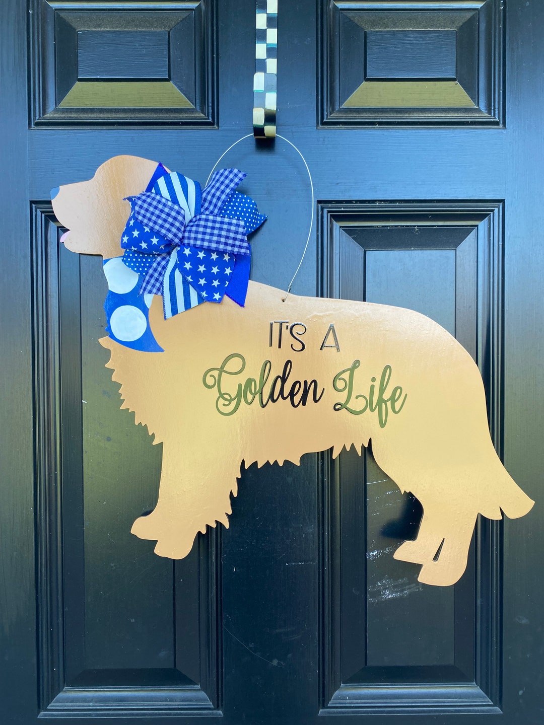 GOLDEN RETRIEVER Door Hanger, Everyday Door Hanger, Dog Lover, Dog ...