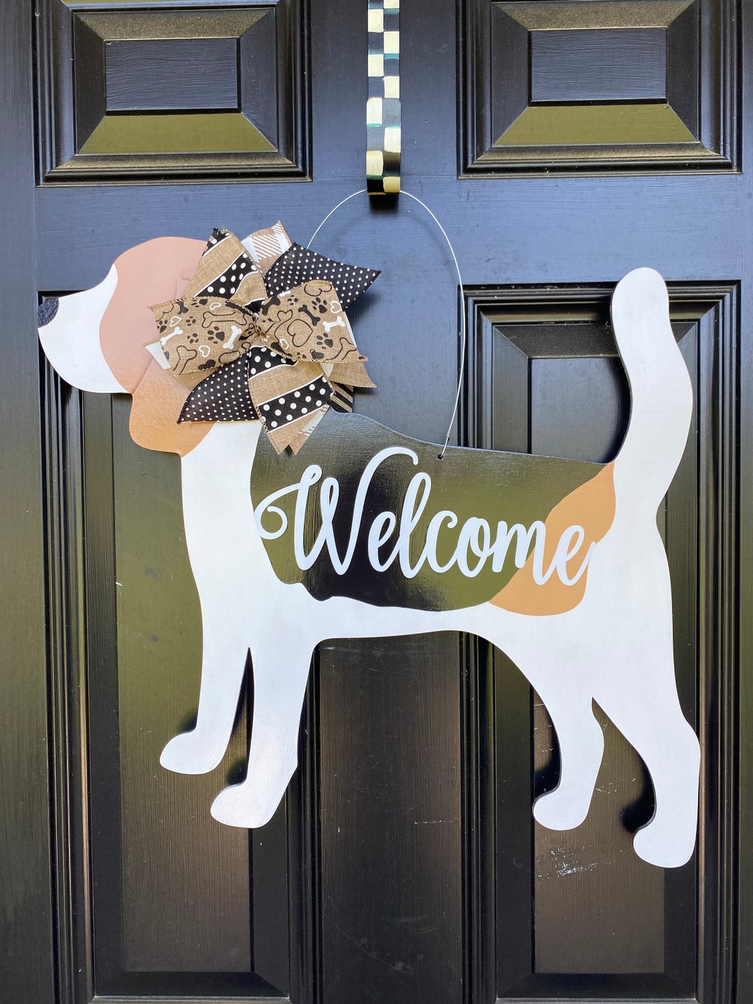 BEAGLE Door Hanger, Everyday Door Hanger, Dog Lover, Dog Decor, Pet ...