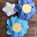 Paper Flower Base, Pre-lopped Paper Flower Base Templates, Bases for ...