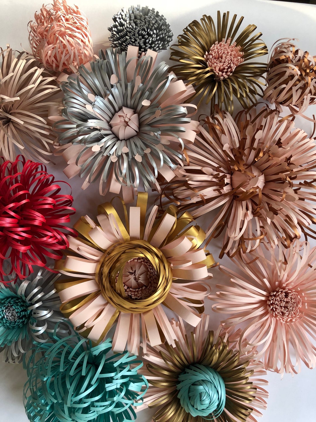 Paper Flower Center Tutorial | Paper Flower Tutorial | Flower Tutorial ...