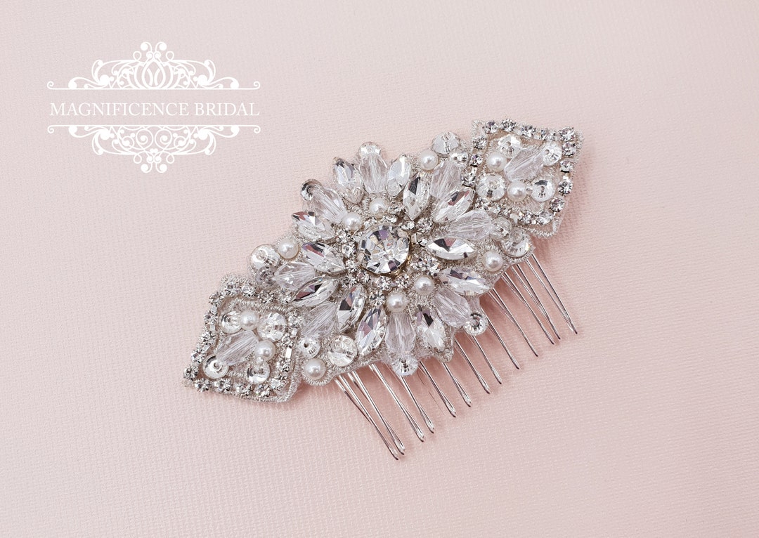 Bridal Headpiece, Bridal Hair Comb, Wedding Hair Comb, Bridal Comb ...
