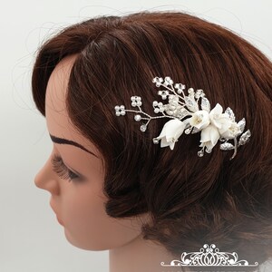 Bridal Hair Piece, Small Bridal Headpiece, Small Hair Comb, Wedding ...