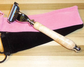 Handmade Razor Shaving Kit Mach 3 Razor Shaving Handle. Gillette Mach 3 ...