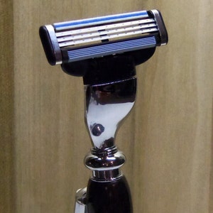 Handmade Razor Shaving Kit Mach 3 Razor Shaving Handle. Gillette Mach 3 ...