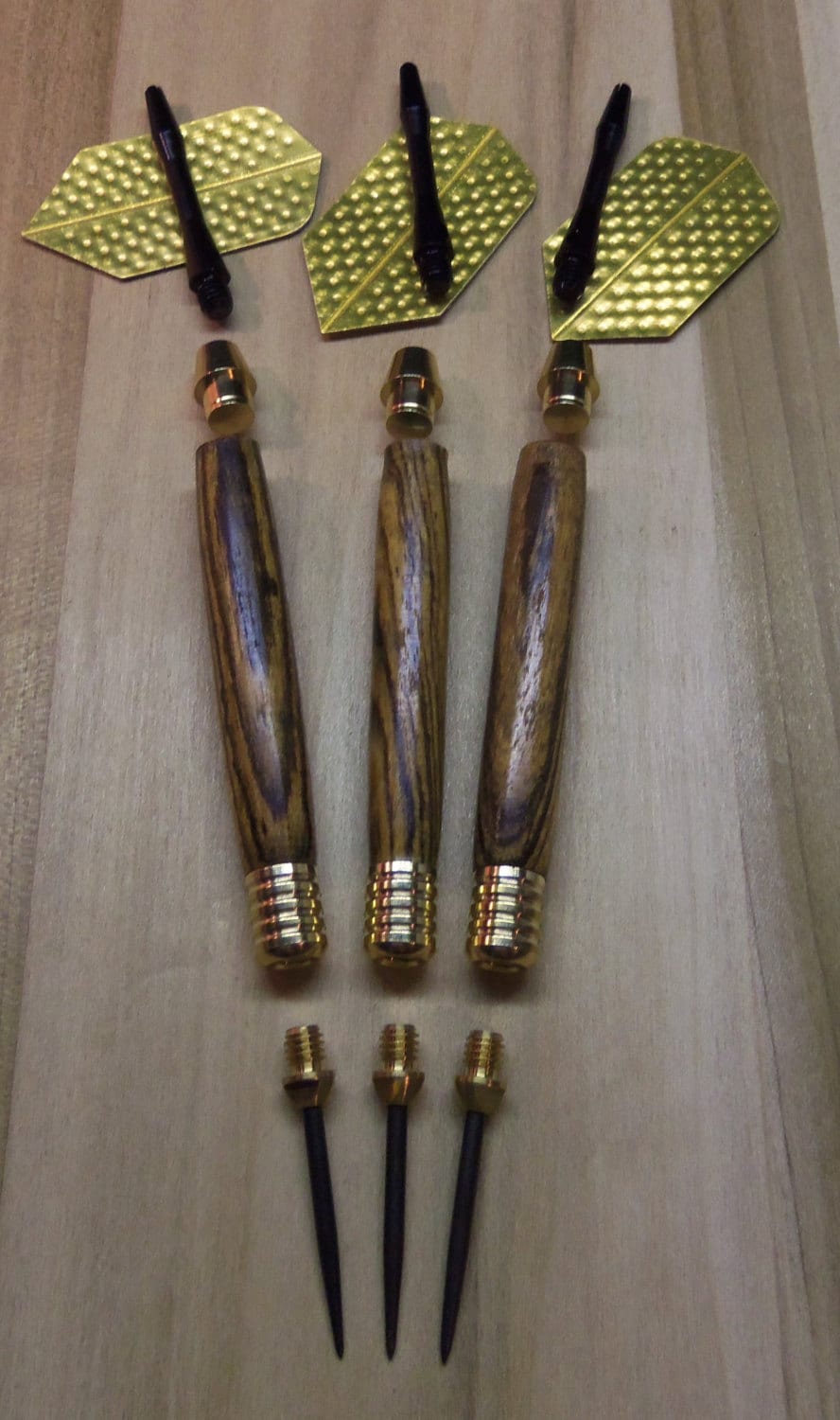 Hand Turned Darts Exotic Wood Custom Weight Precision - Etsy