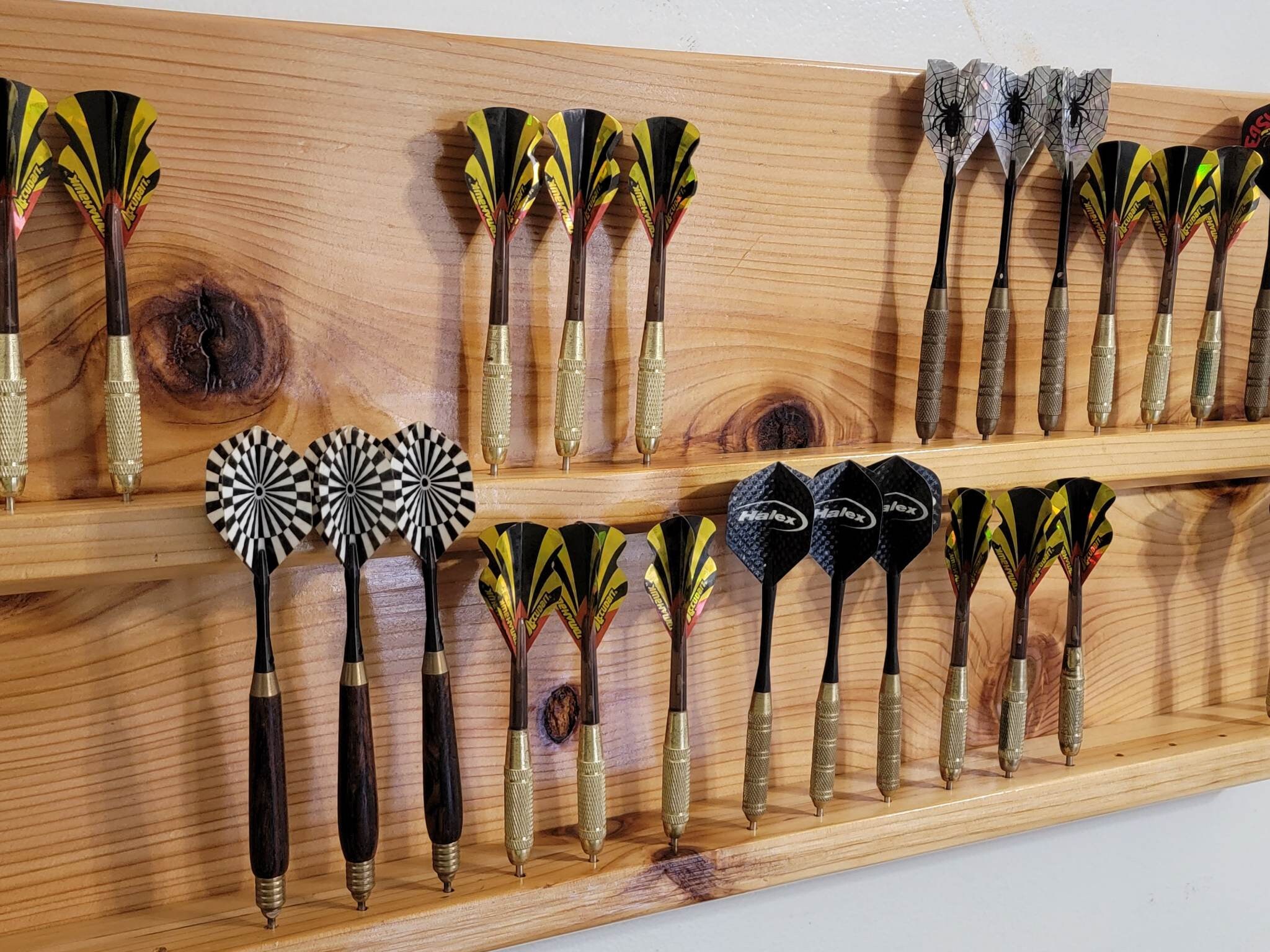 Super Deluxe - Custom 60 (sixty) Dart Display Rack - 20 (twenty) Sets ...