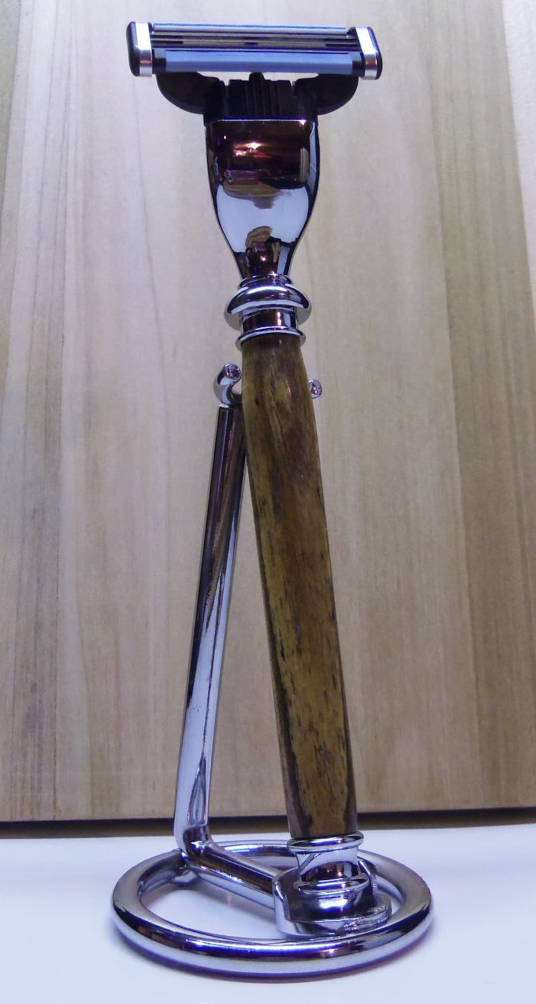 Handmade Razor Shaving Kit Mach 3 Razor Shaving Handle. Gillette Mach 3 ...