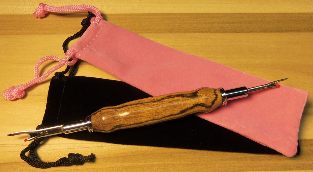 Hand Turned - Seam Ripper - Exotic Wood - Two Blade Sizes - Includes ...