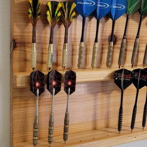 Super Deluxe - Custom 60 (sixty) Dart Display Rack - 20 (twenty) Sets ...