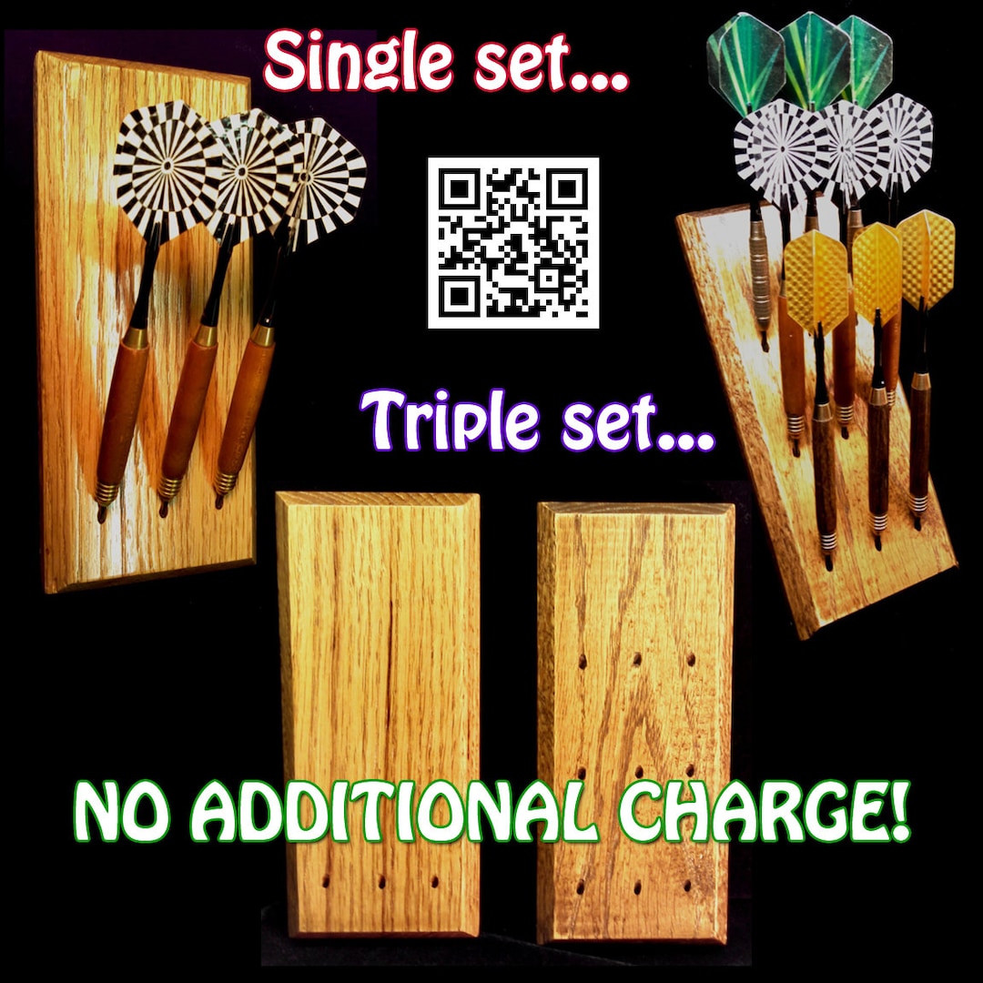 Custom Dart Rack and Desktop Display - Multiple Styles! Light , Medium ...