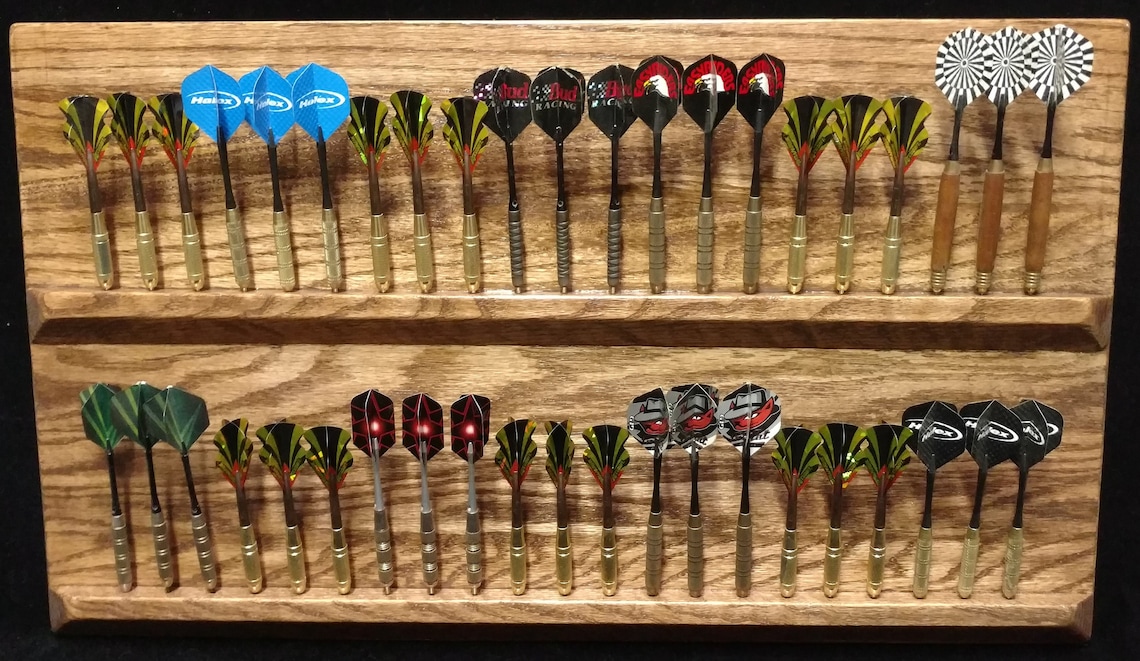 Super Deluxe - Custom Dart Display Rack - Multiple Styles! Light ...