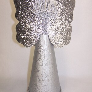 Silver Christmas Angel, Tree Topper, 12 Inch, Centerpiece, Gift ...