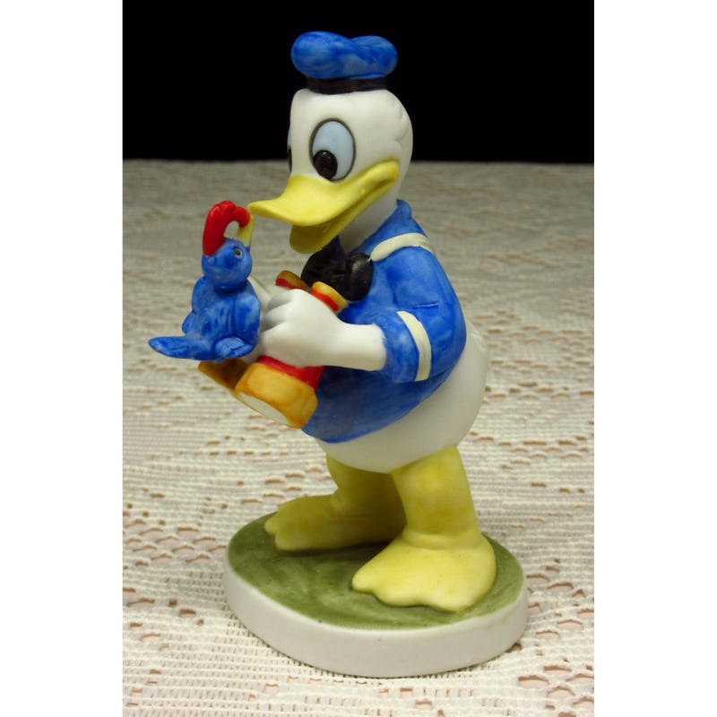 Porcelain Donald Duck - Etsy