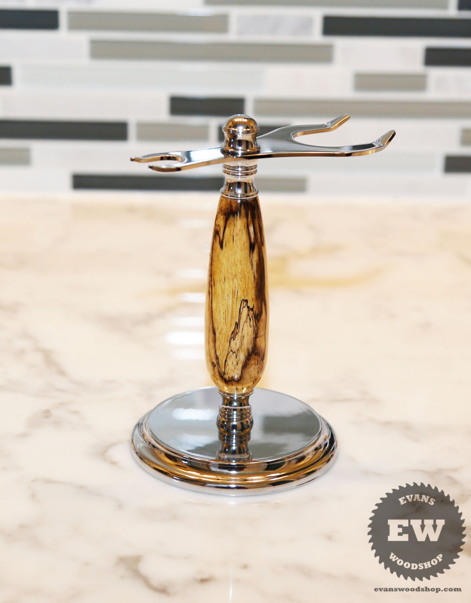 Handmade Shaving Stand Spalted Tamarind Wood Razor Stand - Etsy