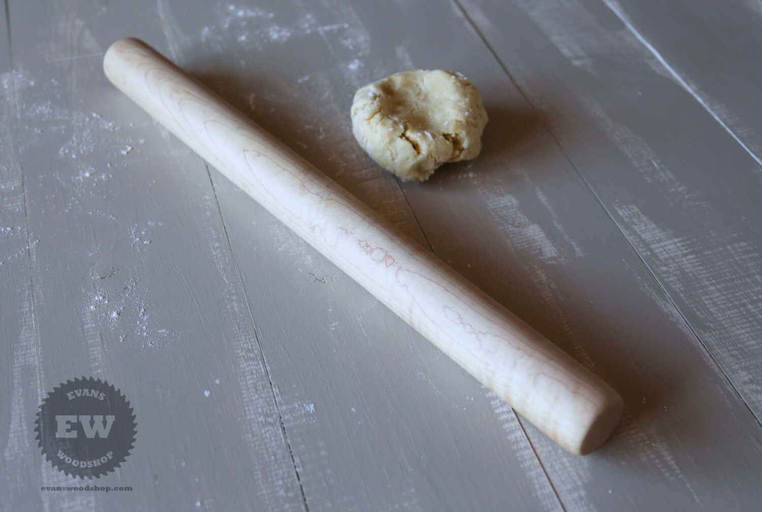 Handmade Rolling Pin - Column Style - Solid Maple Wood - Housewarming ...