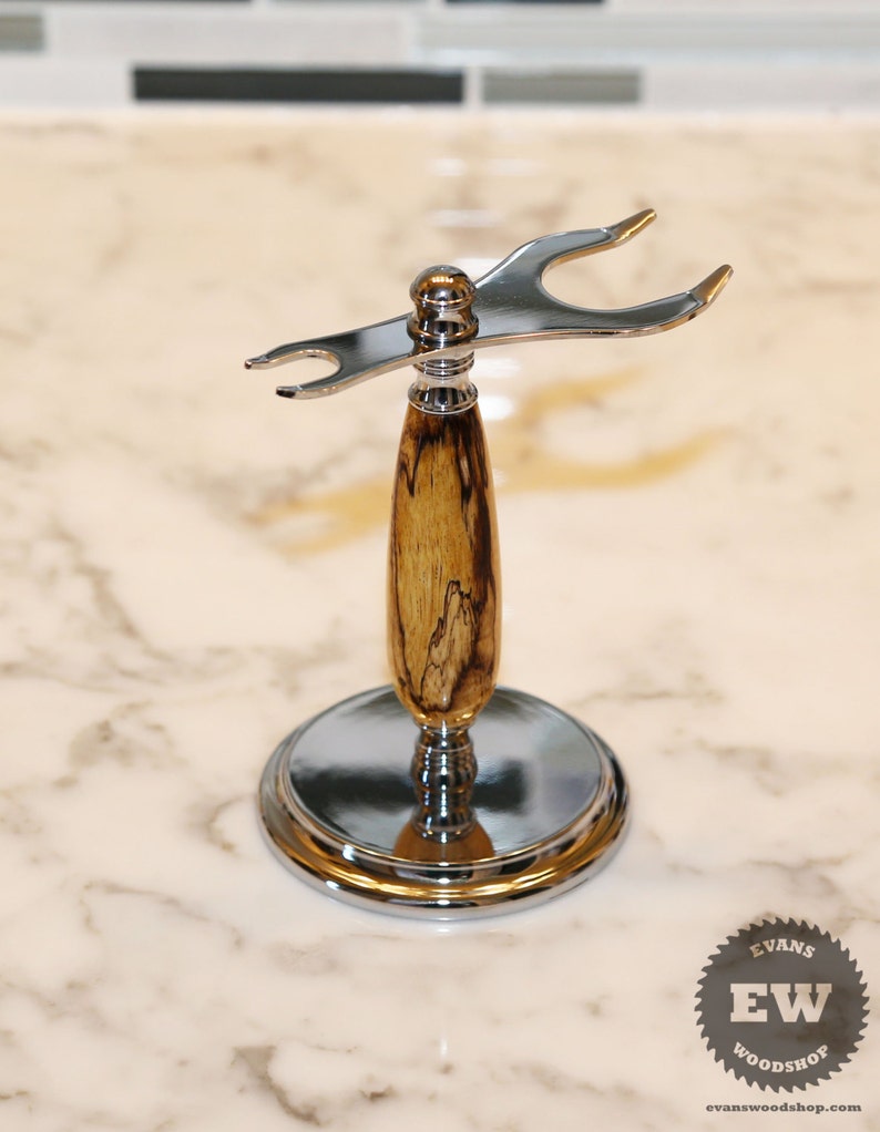 Handmade Shaving Stand Spalted Tamarind Wood Razor Stand - Etsy