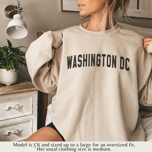 Washington DC Sweatshirt, DC Shirt, Washington DC Gift Souvenir, Unisex ...