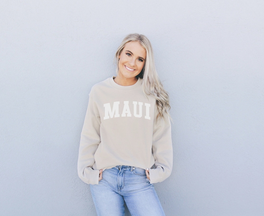 Maui Hawaii Sweatshirt, Hawaii Sweatshirt, Hawaii Shirt, Maui Crewneck ...