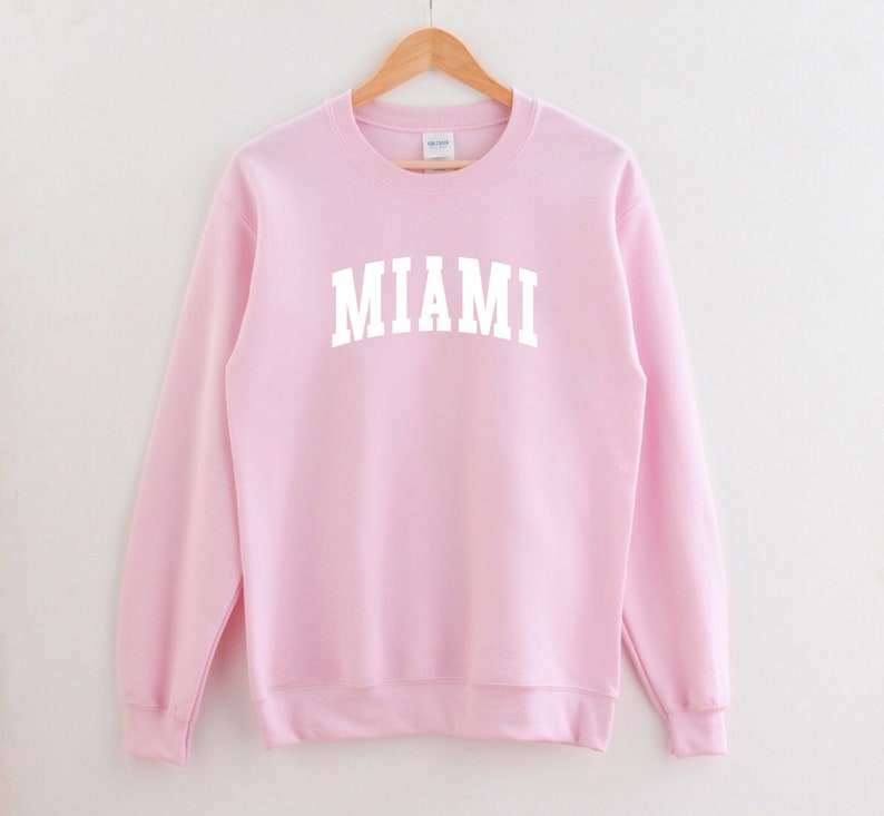 Miami Sweatshirt Florida Sweatshirt Miami Shirt Florida - Etsy