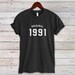 Original 1991 T-shirt - 1991 Birthday T-shirt - 90s Shirt - 90s ...