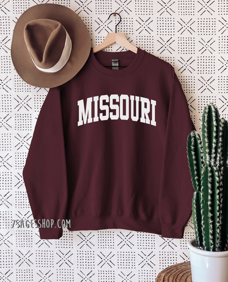 Missouri Sweatshirt Missouri State University Sweater | Etsy