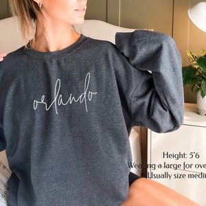 Orlando Sweatshirt, Florida Sweater, Orlando Shirt, Orlando Souvenir ...