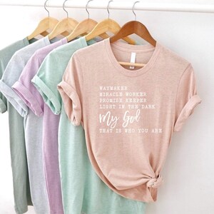 Waymaker Shirt - Faith Shirt - Christian Shirt - Waymaker, Miracle ...