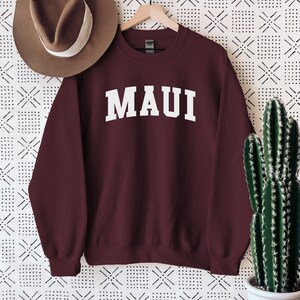 Maui Hawaii Sweatshirt, Hawaii Sweatshirt, Hawaii Shirt, Maui Crewneck ...