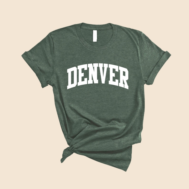 Denver Shirt Colorado Shirt University of Denver Shirt - Etsy