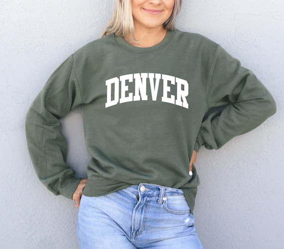 Denver Sweatshirt Colorado Sweatshirt University of Denver - Etsy