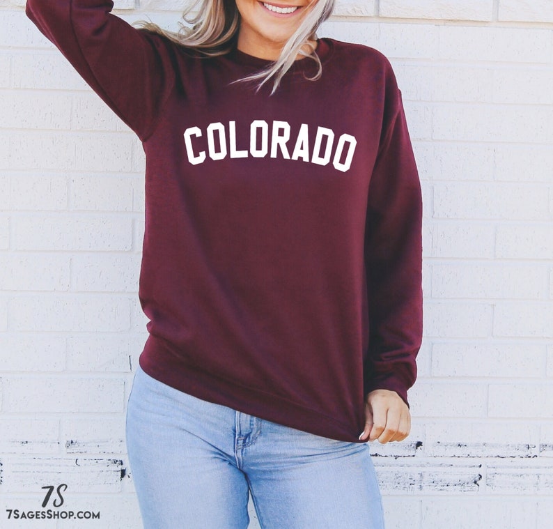 Colorado Sweatshirt Colorado Sweater Colorado Shirt | Etsy
