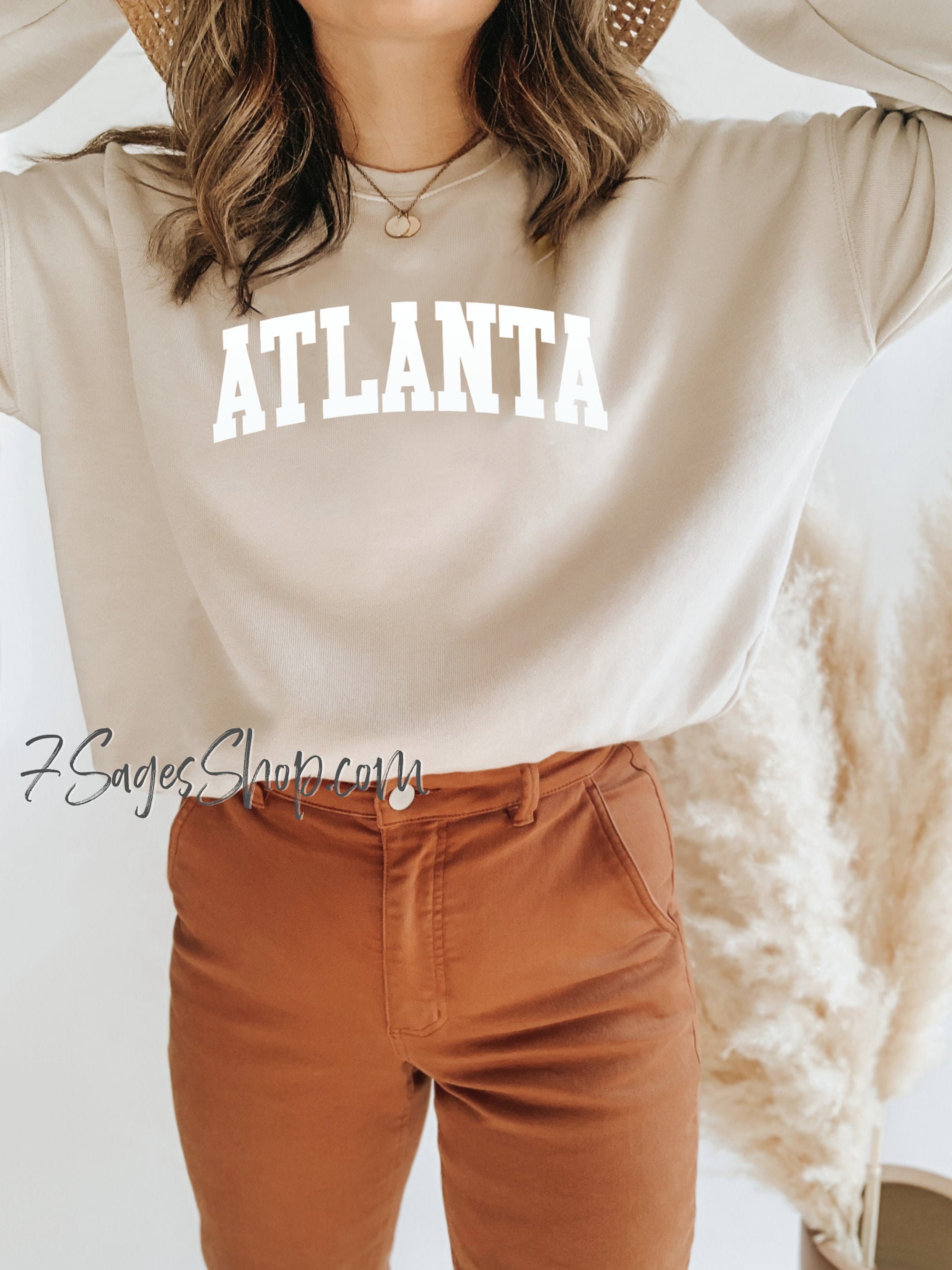 Atlanta Sweatshirt Atlanta Shirt Georgia Sweatshirt Atlanta | Etsy
