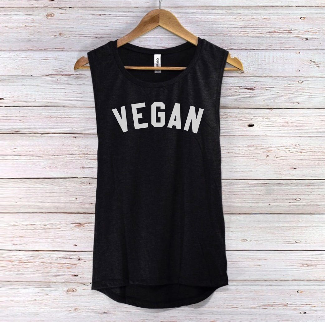 Vegan Tank Top Vegetarian Tank Top Vegan Shirt Vegan | Etsy