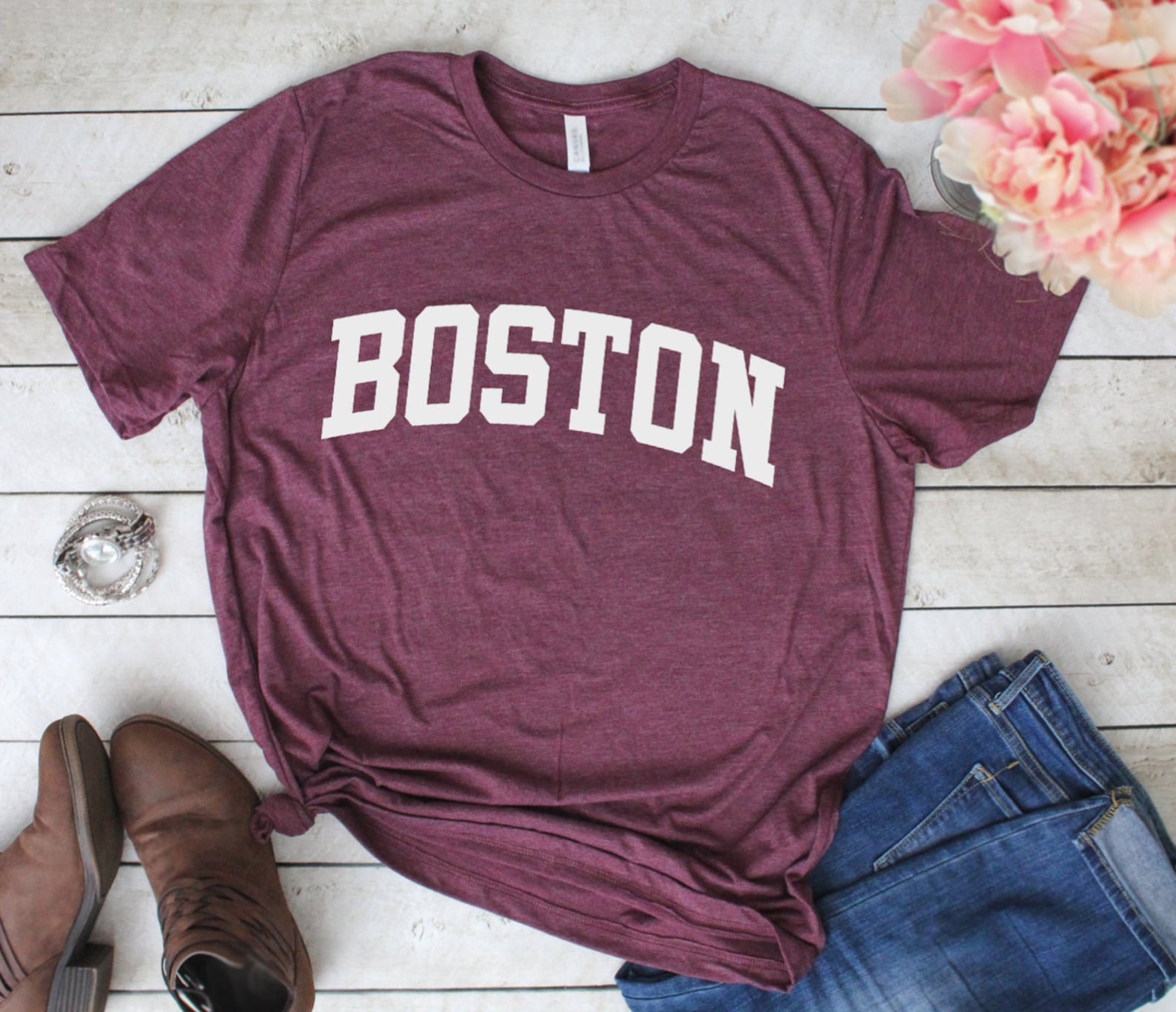 Boston Shirt, Boston College T-shirt, Boston Massachusetts ...