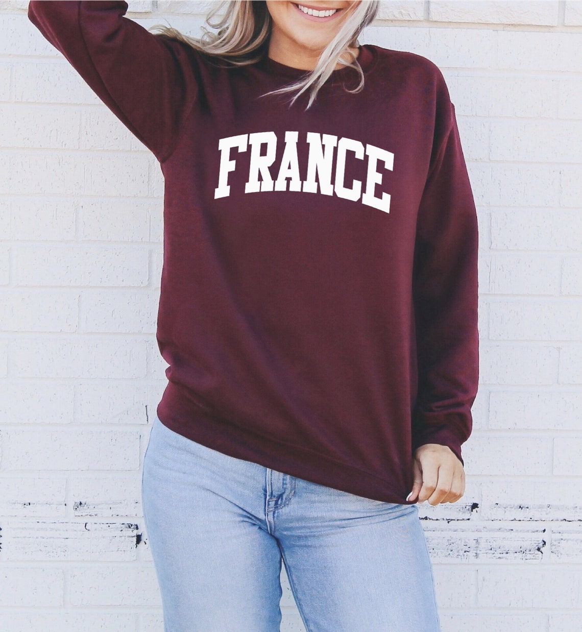 France Sweatshirt France Shirts Europe Shirt Europe - Etsy