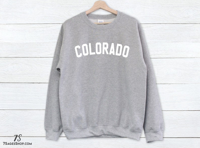 Colorado Sweatshirt Colorado Sweater Colorado Shirt | Etsy