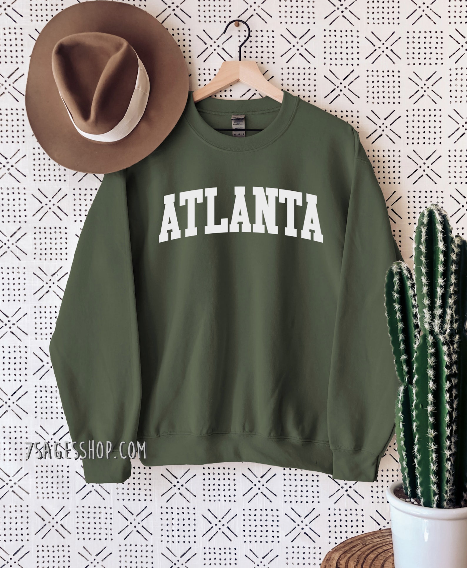 Atlanta Sweatshirt Atlanta Shirt Georgia Sweatshirt Atlanta | Etsy