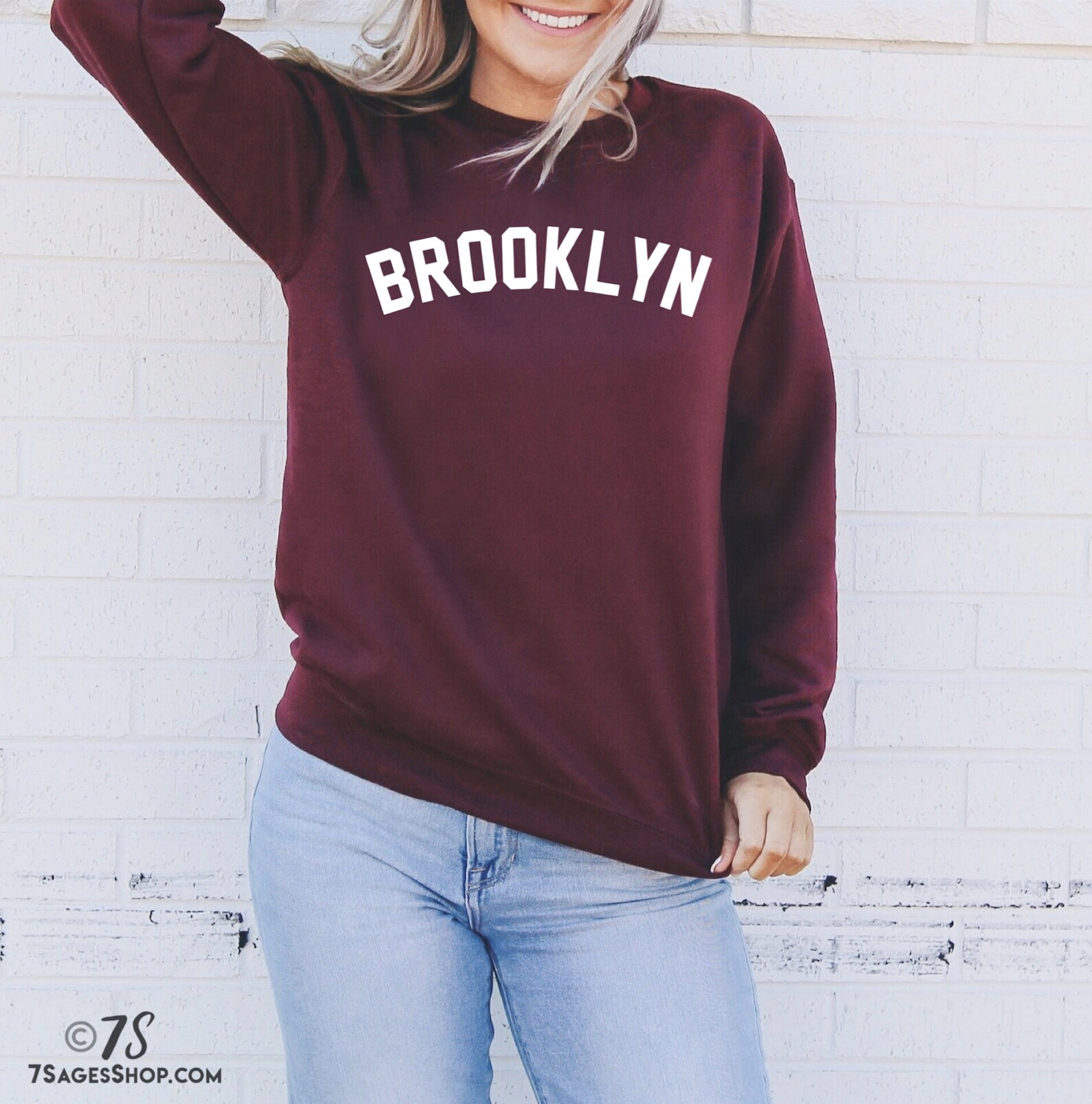 Brooklyn New York Sweatshirt Brooklyn Sweatshirt Brooklyn | Etsy