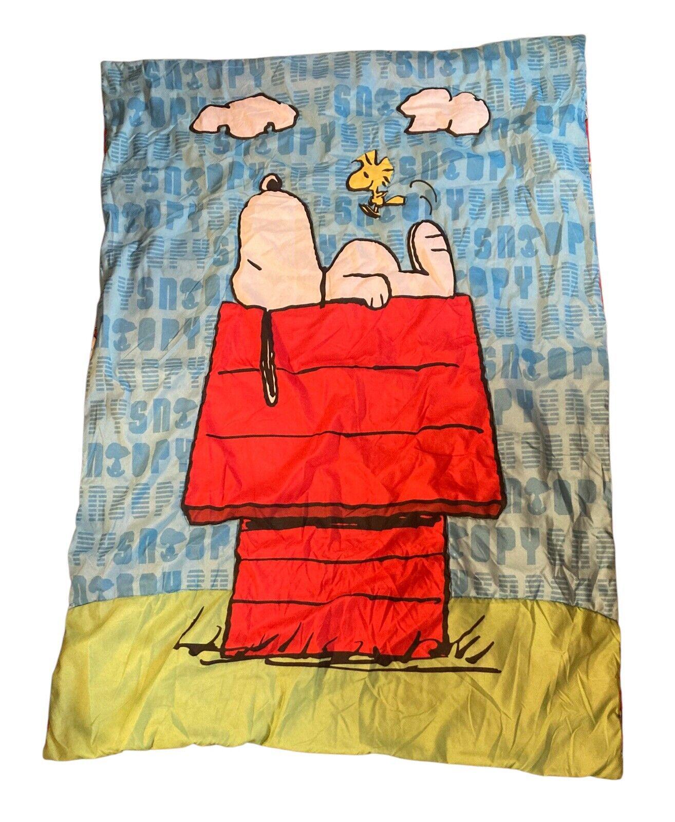 Peanuts Snoopy and Woodstock Toddler Comforter/baby Blanket Vintage Set ...