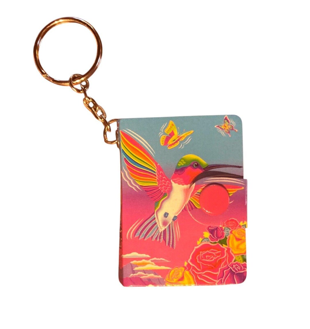 Vintage Lisa Frank Dashly Hummingbird Mini Notepad Snap Notebook ...
