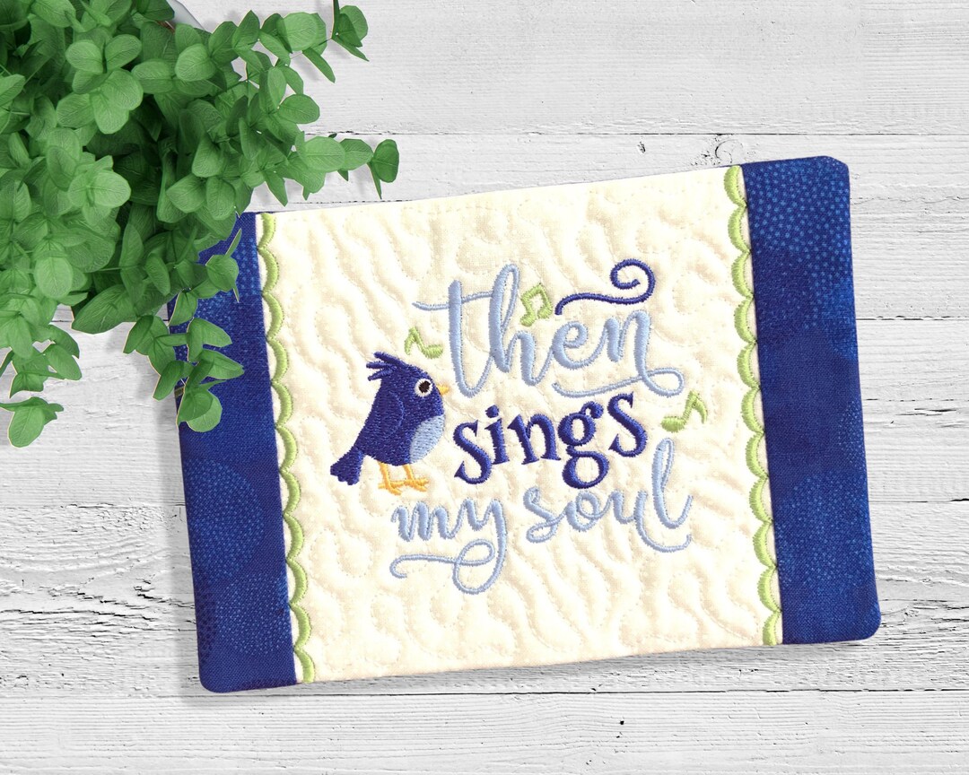 Music Mug Rug, Then Sings My Soul Christian, Musician Gift, Christian ...