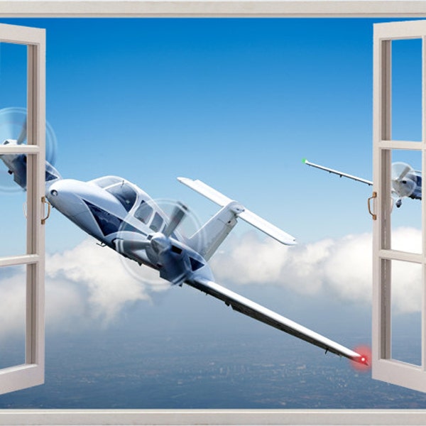 Plane Wall Sticker - Etsy